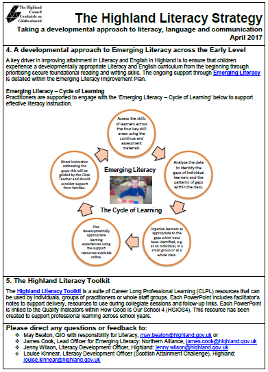 The Highland Council Literacy Strategy – April 2017 | HIGHLAND LITERACY