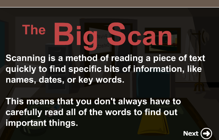 Skimming and Scanning | HIGHLAND LITERACY