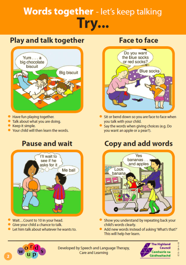 Words Up – Key Messages | HIGHLAND LITERACY