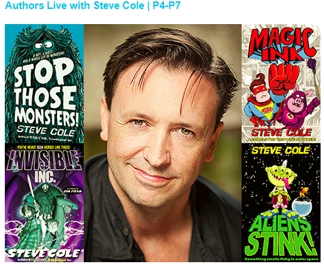 Authors Live – Steve Cole | HIGHLAND LITERACY
