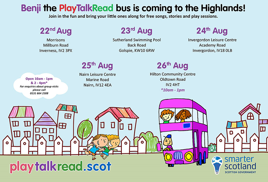 Play Talk Read Bus – Visit to the Highlands | HIGHLAND LITERACY