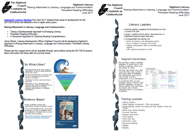 Raising Attainment in Literacy, Language and Communication: Persistent ...