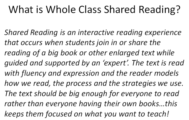Shared Reading | HIGHLAND LITERACY