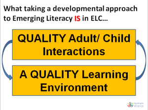 Taking a developmental approach to Emerging Literacy in Early Learning ...