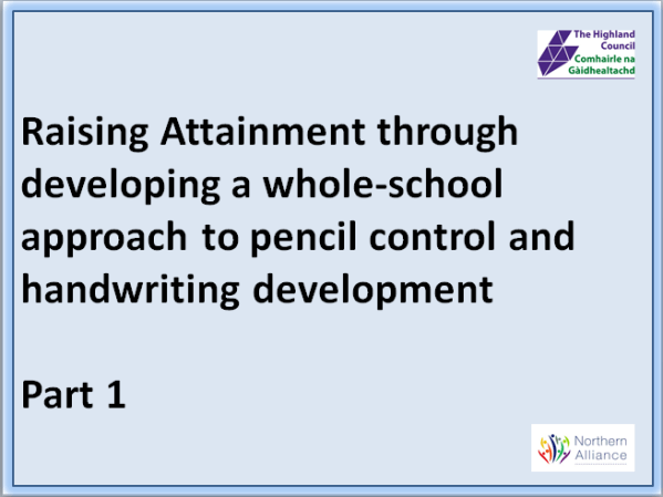 Supporting Handwriting Development | HIGHLAND LITERACY