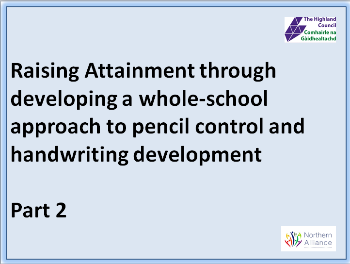 Supporting Handwriting Development | HIGHLAND LITERACY