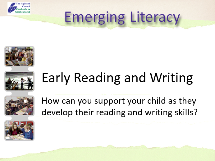 Emerging Literacy – Family Learning Resource | HIGHLAND LITERACY